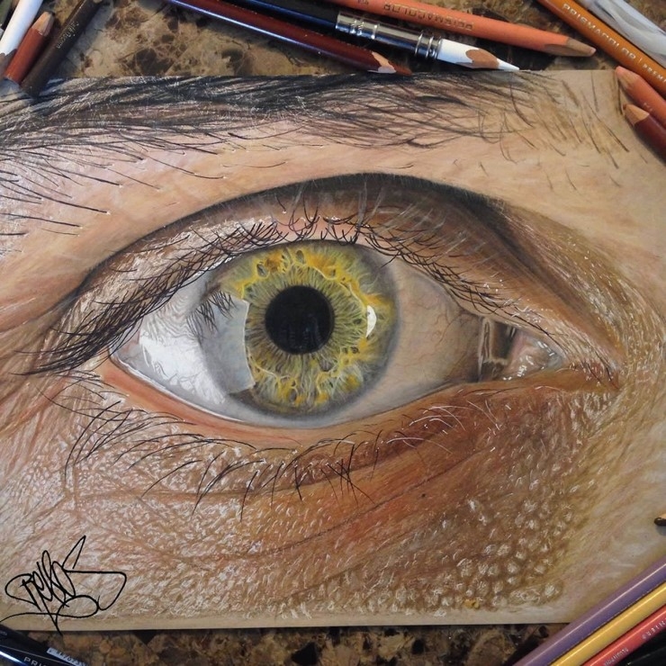 [극사실주의] 색연필로 그린 극사실주의 드로잉 - Realistic Colored Pencil Drawings by ...