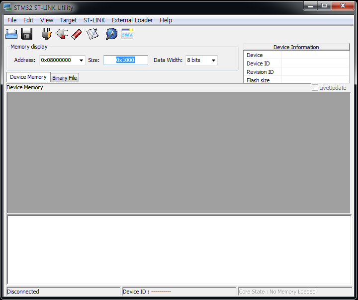 STM32 ST-LINK Utility 사용방법 : 네이버 블로그
