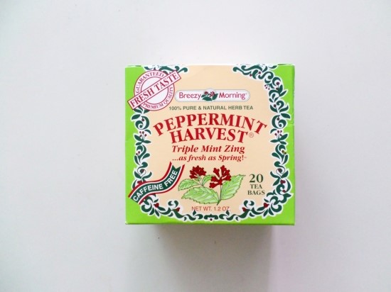 Breezy Morning Teas, Peppermint Harvest, Caffeine Free, Triple Mint ...