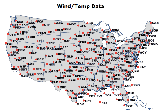 Wind and Temperature Aloft Forecast(FB) : 네이버 블로그
