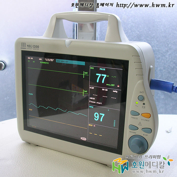 [ 판매완료 : 중고의료기기 ] 환자감시장치 (MEC-1200) / 8.4' Color LCD Monitor / 환자모니터 ...