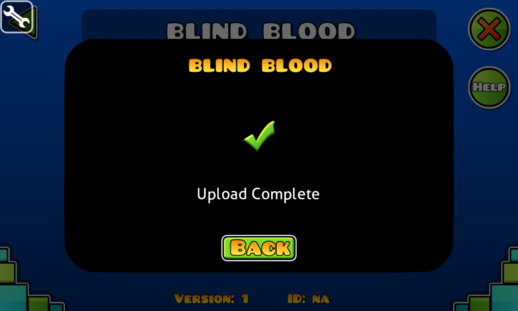 지오메트리 대쉬 자작맵- blind blood 업로드! : 네이버 블로그