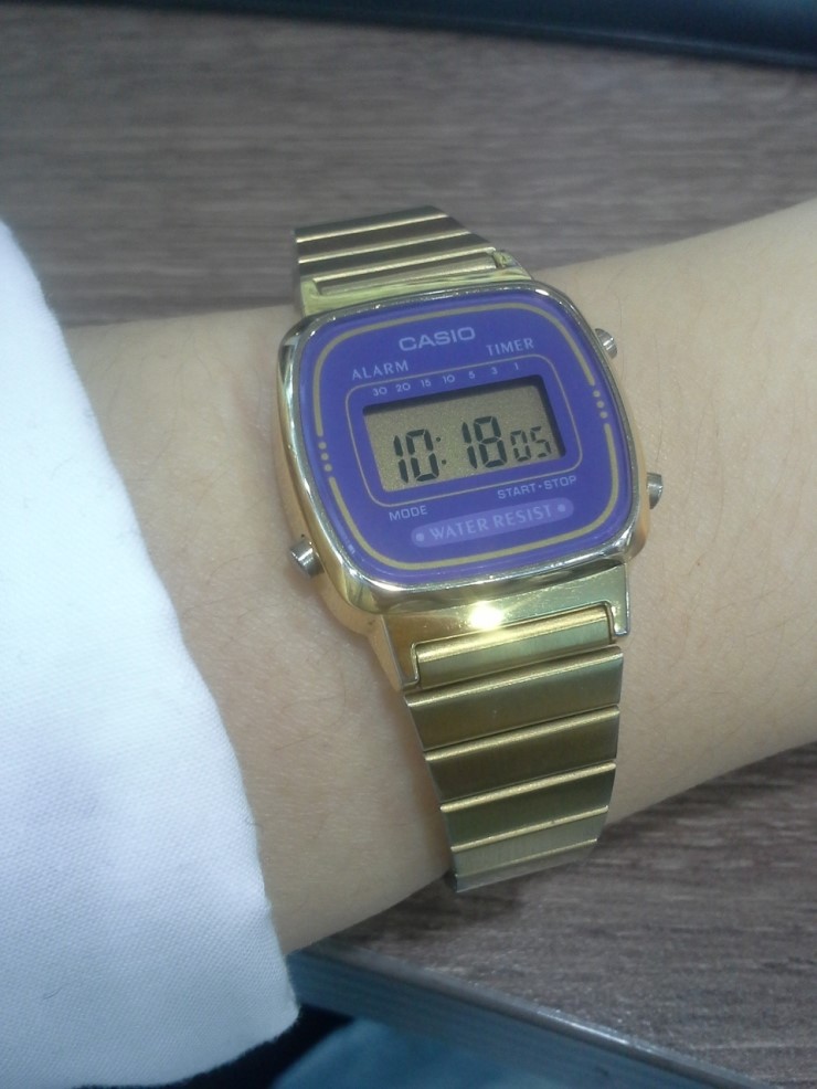 [CASIO] 여자 카시오시계 3191 추천 메탈 금색이 진리죠★ : 네이버 블로그