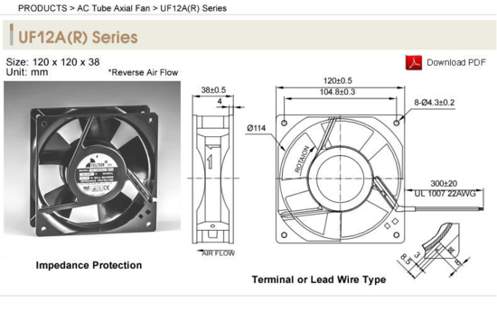 [우형전자] COOLING FAN UF12A(R) 냉각팬 쿨링팬 : 네이버 블로그