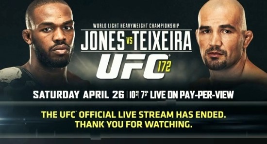 [UFC 172 경기영상] 존 존스 vs 글로버 테세이라 : 네이버 블로그