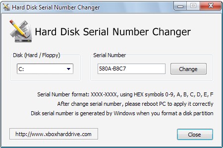 하드디스크 볼륨 일련 번호 변환기 Hard Disk Serial Number Changer : 네이버 블로그