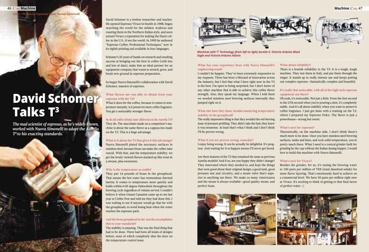 쇼머가 말하는 아우렐리아 T3 - David Schomer Talks T3 by Coffee T&i (is made public ...