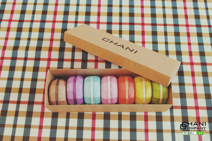 알록달록 달콤한 마카롱 종이모형(페이퍼크래프트) by 차니 (Macaron - Papercraft by CHANI) : 네이버 블로그