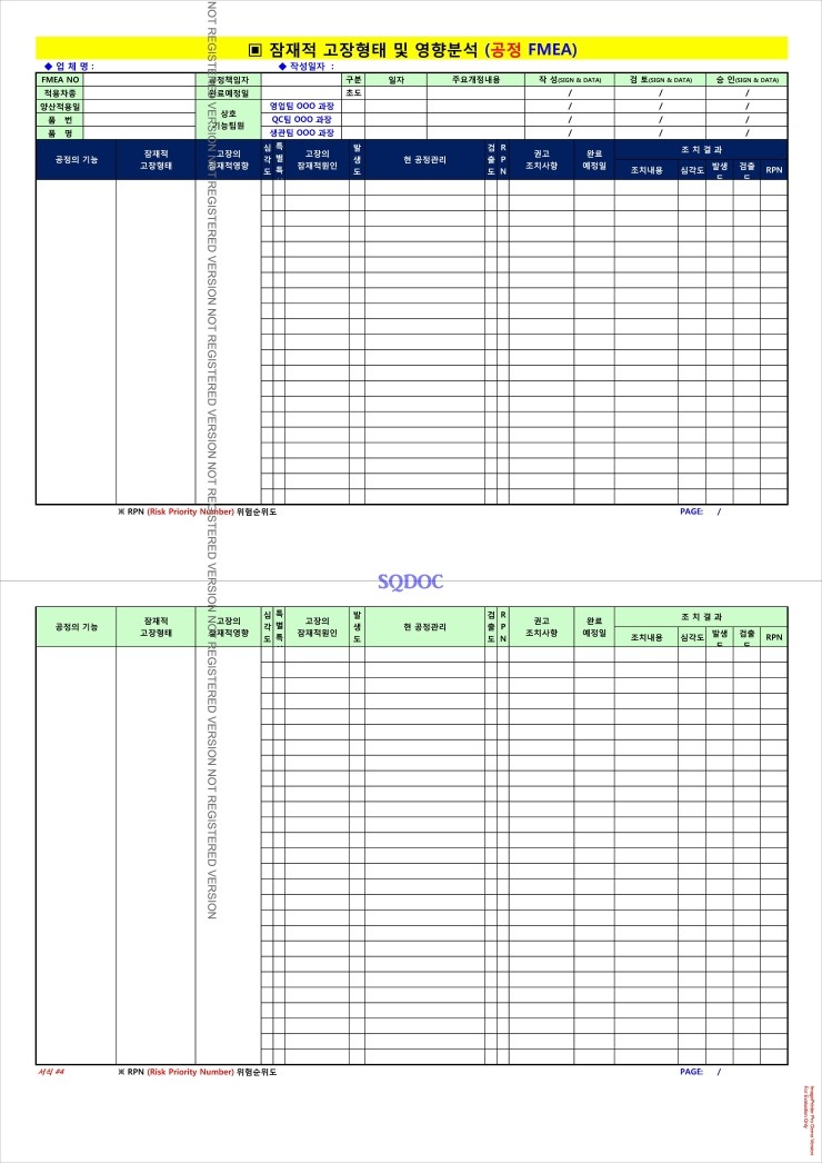 ISIR_고객 승인서- 공정fmea/pfmea/dfmea- ppap제출서류 작성법 : 네이버 블로그