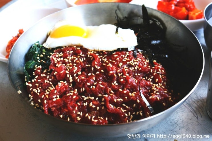 구례맛집 지리산 가기전 먹어봐야 할 육회비빔밥이 일품인 평화식당 네이버 블로그