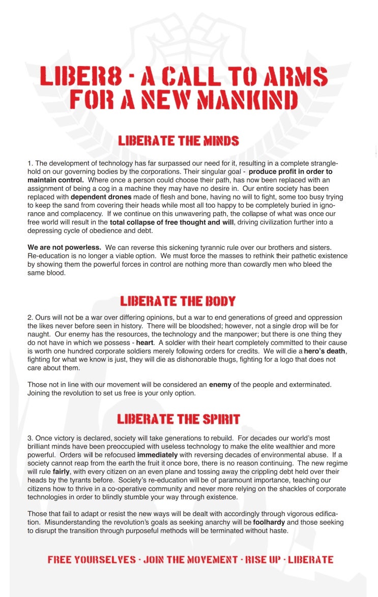 컨티넘(Continuum)속의 기업혁명 운동 Liber8 : 네이버 블로그