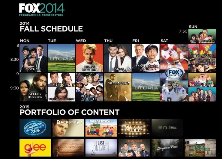 2014-2015 FOX 가을 라인업 : 네이버 블로그