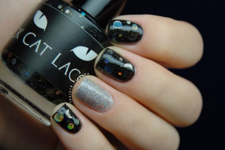 [인디네일/네일발색] Black Cat Lacquer Midnight City(블랙캣 네일래커 미드나잇 시티), 모디네일 x ...