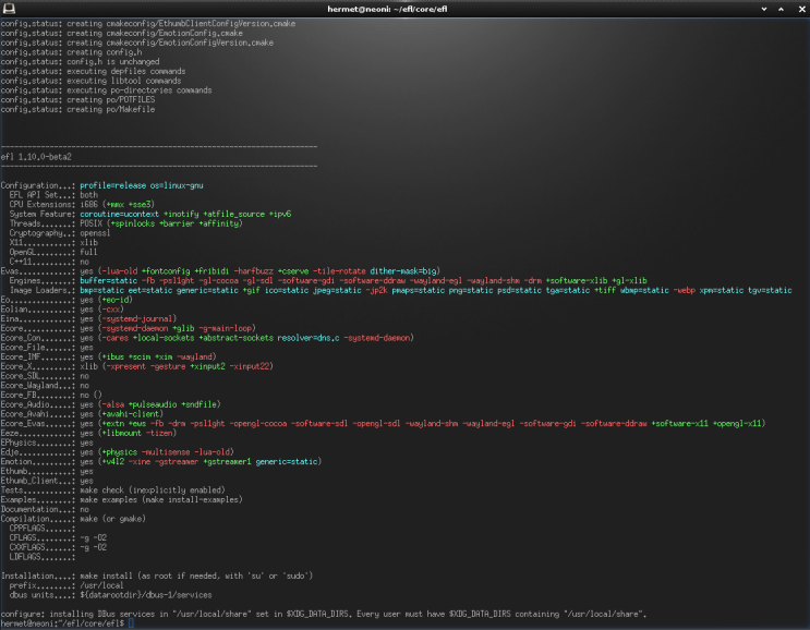 [EFL] 리눅스(우분투)에서 EFL 빌드하기 : 네이버 블로그