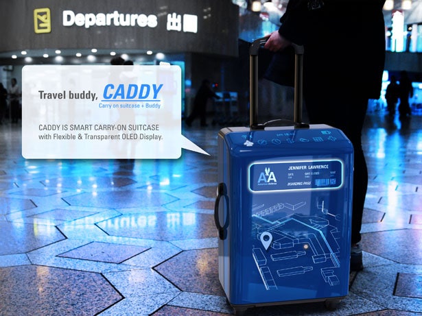 편리한 여행을 위한 미래형 스마트 슈트케이스(캐리어) - Caddy Smart Carry-on Suitcase : 네이버 블로그
