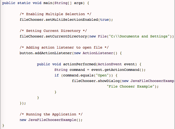 [java] Swing JFilechooser 의 showDialog() 함수의 인자에 대해서 : 네이버 블로그