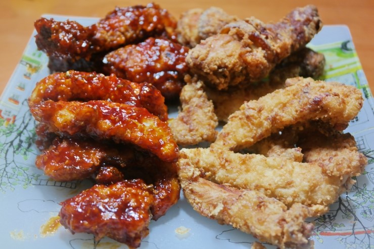 양념치킨 후라이드치킨 만드는법 /만들기/레시피 : 네이버 블로그