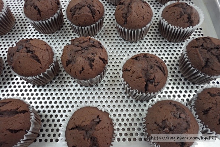 [제과실기품목] 초코머핀(초코컵케이크) (크림법/기계믹싱&손믹싱 둘다 가능) : 네이버 블로그