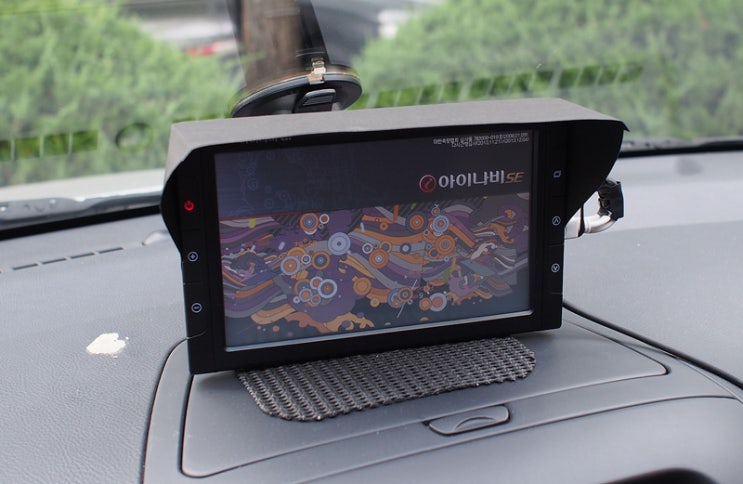 하이패스 일체형(?) 네비게이션 + 네비게이션 햇빛가리개 : 네이버 블로그