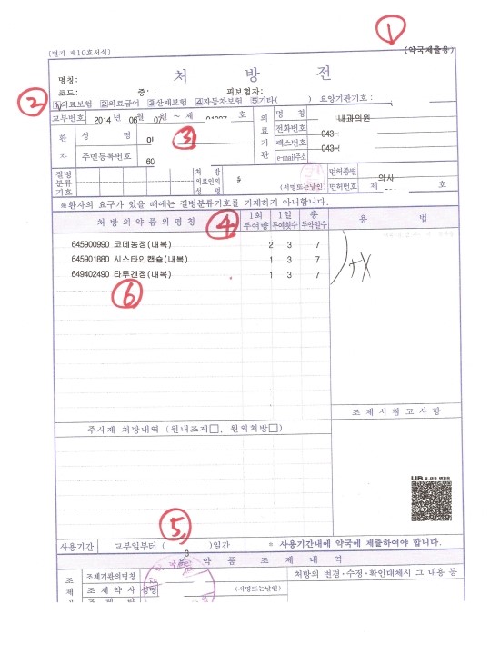 처방전 보는법 네이버 블로그