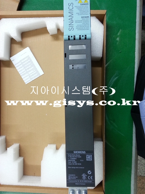 Siemens, 6SL3120-2TE21-0AA4, SINAMICS S120, DOUBLE MOTOR MODULE, Input ...