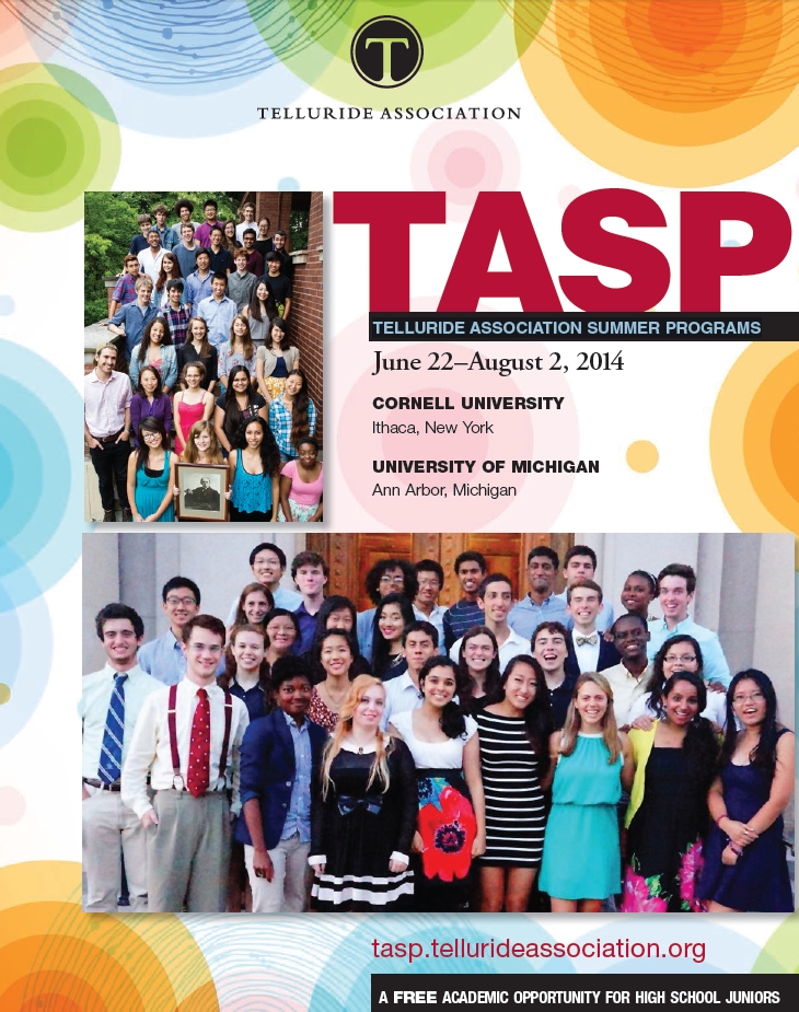 TASP (Telluride Association Summer Program) 갑니다!^^ : 네이버 블로그