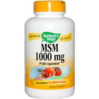 6. MSM 식이유황 Nature's Way, MSM, Pure OptiMSM, 1000 mg, 200 Tablets : 네이버 블로그