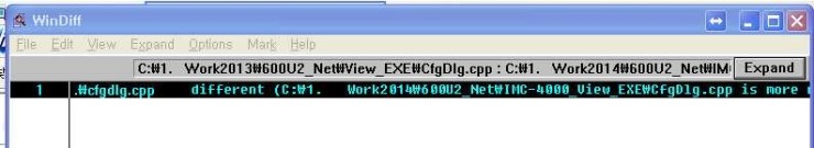 windiff 사용하기 - 두개의 파일을 비교 : 네이버 블로그