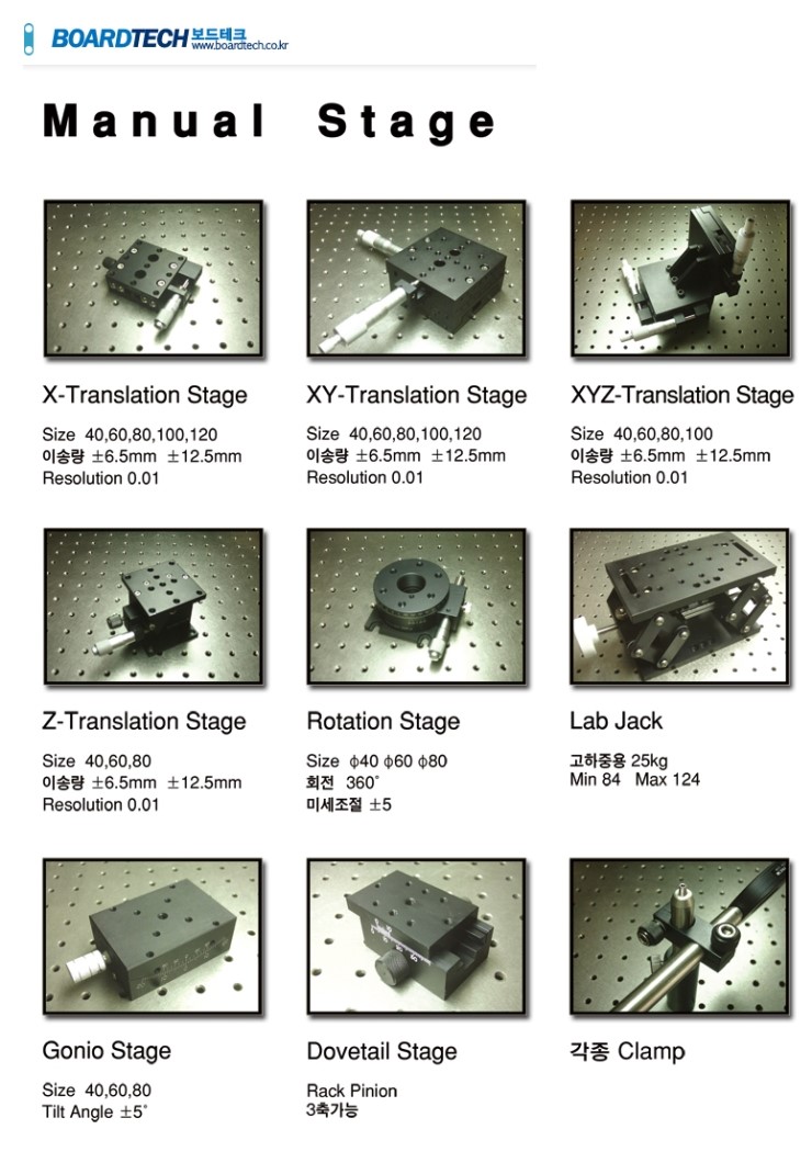 메뉴얼스테이지정밀기기 보드테크 Manual Stage 광학기기 Xy스테이지 Xyz스테이지 원형스테이지 Z축스테이지 네이버 블로그