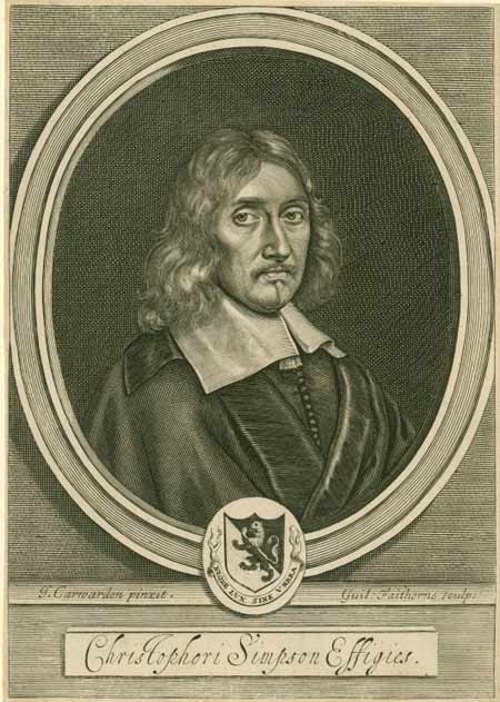 009) 크리스토퍼 심슨 (Christopher Simpson, c. 1602/1606??–1669, 중기 바로크시대의 영국 ...