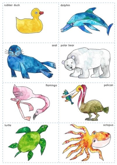 10 Little Rubber Ducks -Flash Card 다운받기!! : 네이버 블로그