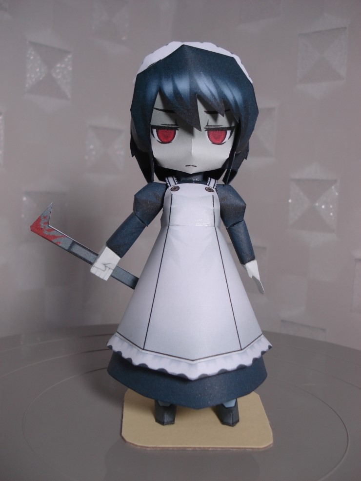 데빌 서머너~소울 해커스 - 메리 SD v2(ver.SSN) 완성[종이모형][papercraft] : 네이버 블로그