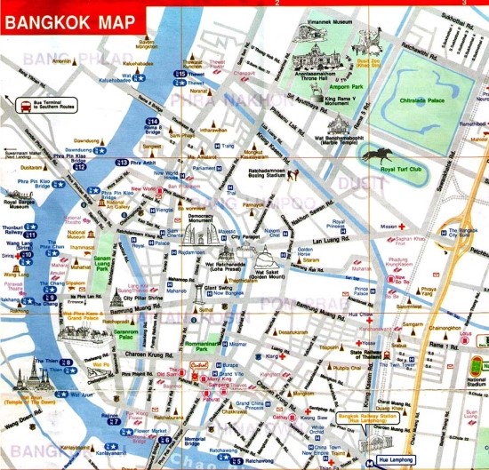 방콕의 지도 (Maps of Bangkok) : 네이버 블로그