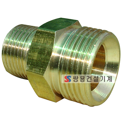연결니플 건and펌프이지커플링 연결용 Pf 38m22 양쪽 숫나사고압세척기고압세척기부품세척기쌍용건설기계쌍용기계공구