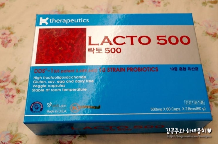 락토500 (LACTO 500) 10종 혼합 유산균 : 네이버 블로그