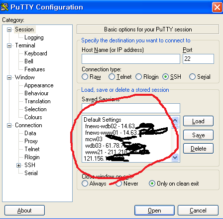 [Putty] 푸티(PuTTy)에 설정된 "저장된세션(Saved Sessions)" 데이터 백업 및 이전 : 네이버 블로그