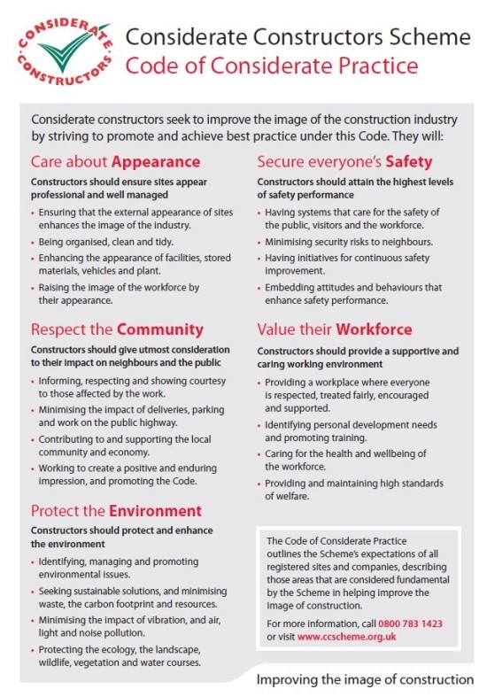 [영국 여행] Considerate Constructors Scheme : 네이버 블로그