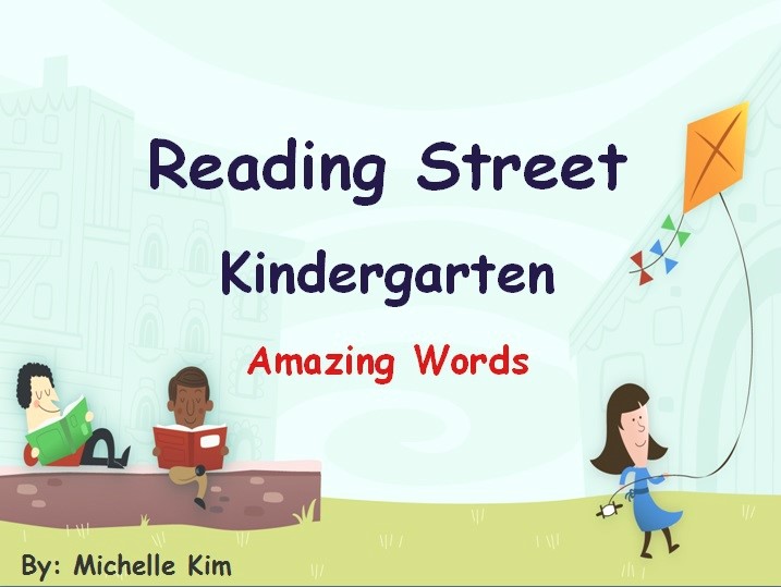Readingi Street (리딩스트리트) Grade K (유치원) - 240 Amazing Words (Unit 1- 5 ...