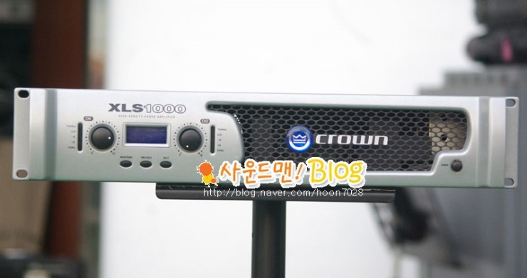 XLS1000 중고/CROWN XLS-1000 크라운 700와트 중고디지탈파워앰프 : 네이버 블로그