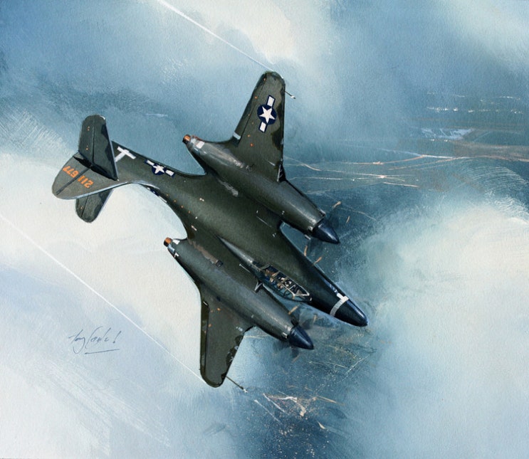 미완의 쌍발 중전투기 McDonnell XP-67 "Bat" : 네이버 블로그