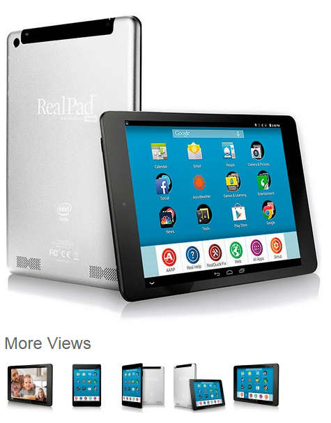 인텔 RealPad 리얼패드 노인용 안드로이드 태블릿 출시 : 네이버 블로그