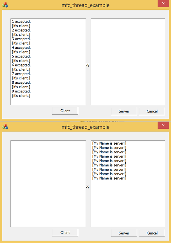 MFC CSocket 이용하여 멀티 클라이언트 소켓 통신 구현 하기 : 네이버 블로그