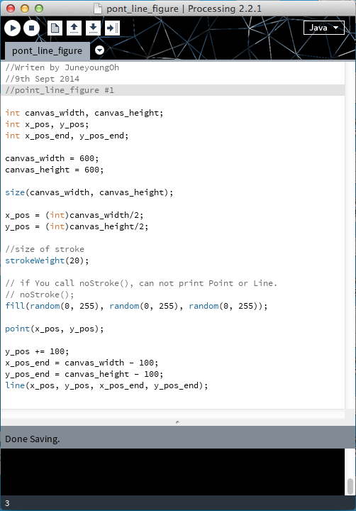 [Processing.js] 점선면 #1. 점과 선 : 네이버 블로그