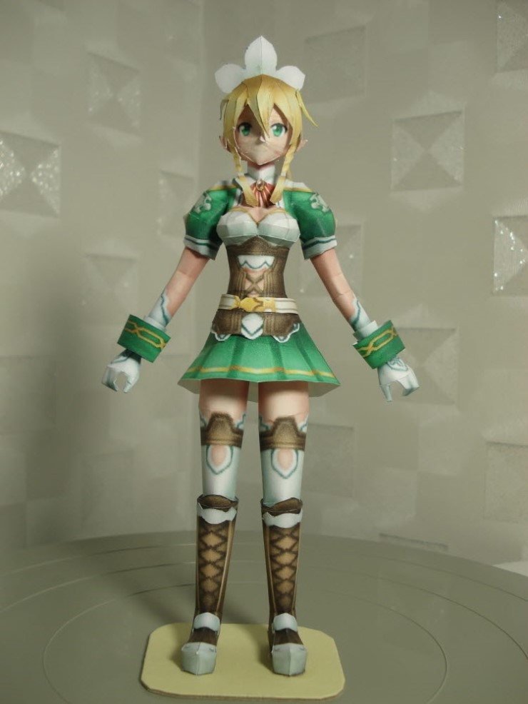 소드 아트 온라인 - 리파(ver.EsEmDee) 완성[종이모형][papercraft] [sinsis] : 네이버 블로그