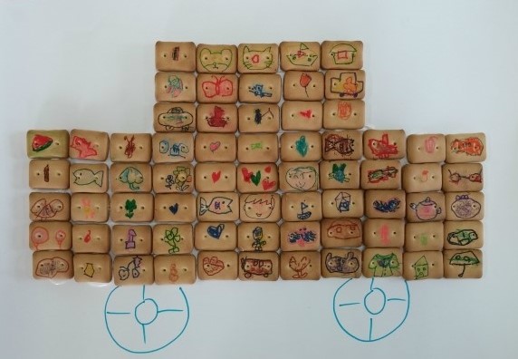 [건빵 그림]건빵꾸미기/만들기/미술활동/ 미술재료/공예작품/유치원미술수업 : 네이버 블로그