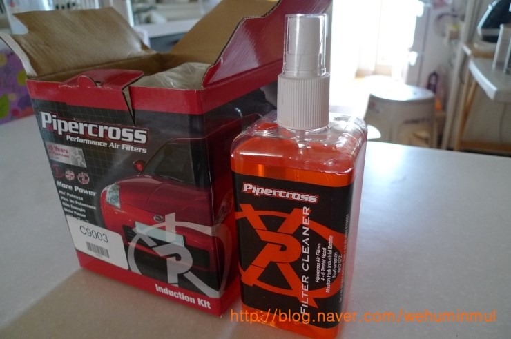 [2014.08.26.]폭스바겐 골프 순정형 에어필터 청소 ( with Pipercross Cleaning Kit C9003 ...