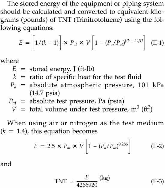 Pneumatic Test시 안전 거리 계산 : 네이버 블로그
