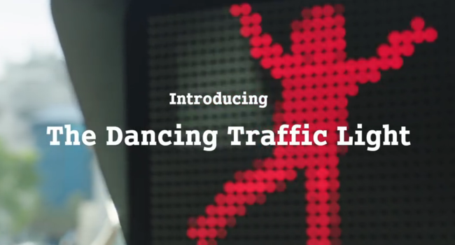 재밌는 교통 안전 캠페인 광고! 춤추는 신호등 Smart: Dancing Traffic Light : 네이버 블로그