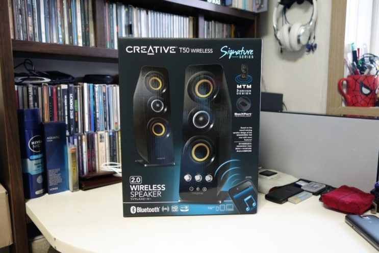 내가 기억하는 CREATIVE 라는 회사, 크리에이티브 T50 유무선 PC스피커 리뷰 : 네이버 블로그