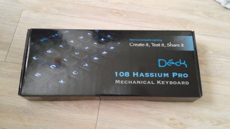 키보드 덱헤슘 프로(Deck 108 Hassium Pro) 셀로판지 작업. : 네이버 블로그